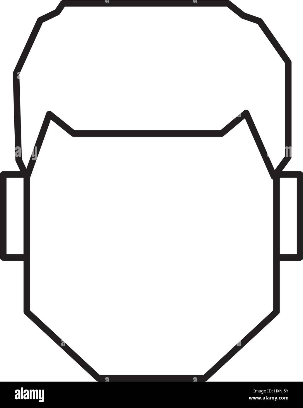 People faceless shapes and business isometric icons Stock Vector Image ...