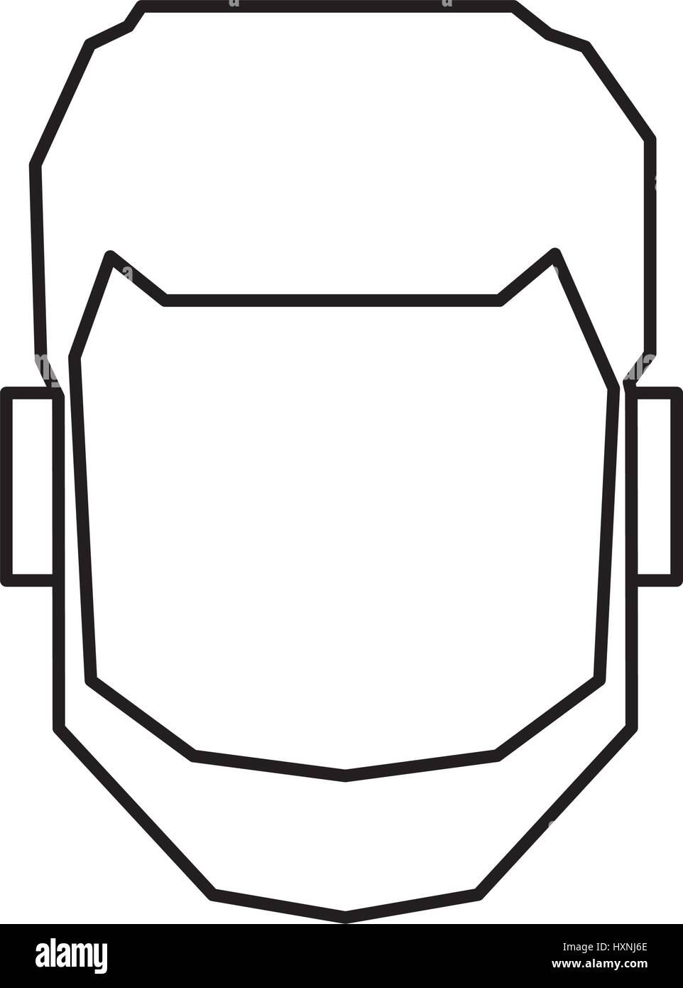 People faceless shapes and business isometric icons Stock Vector Image ...