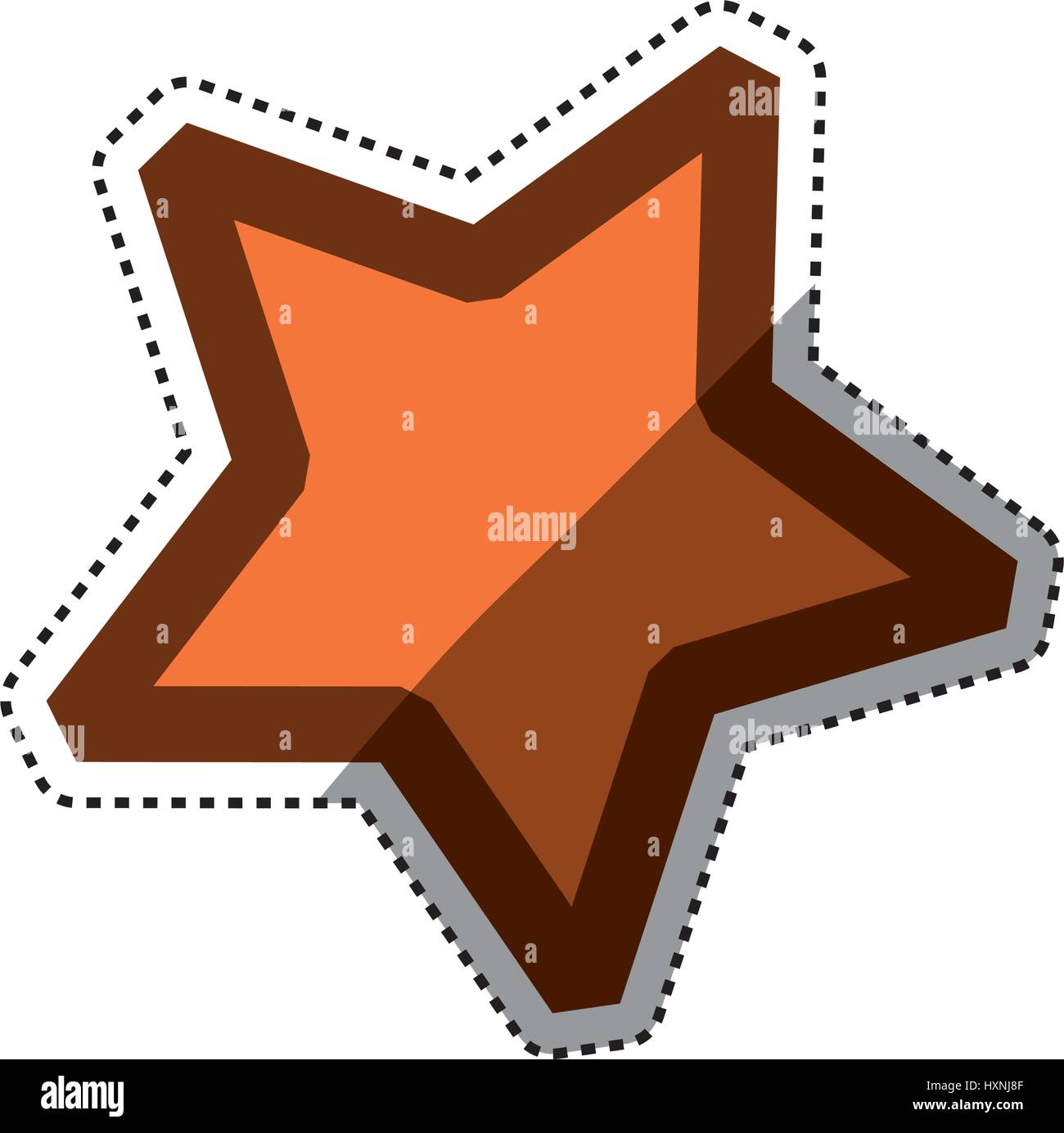 Star shape symbol vector illustration graphic design Stock Vector Image ...