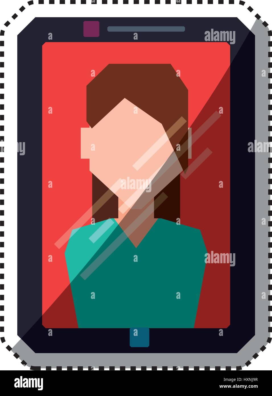 People faceless shapes and business vector icons Stock Vector Image ...