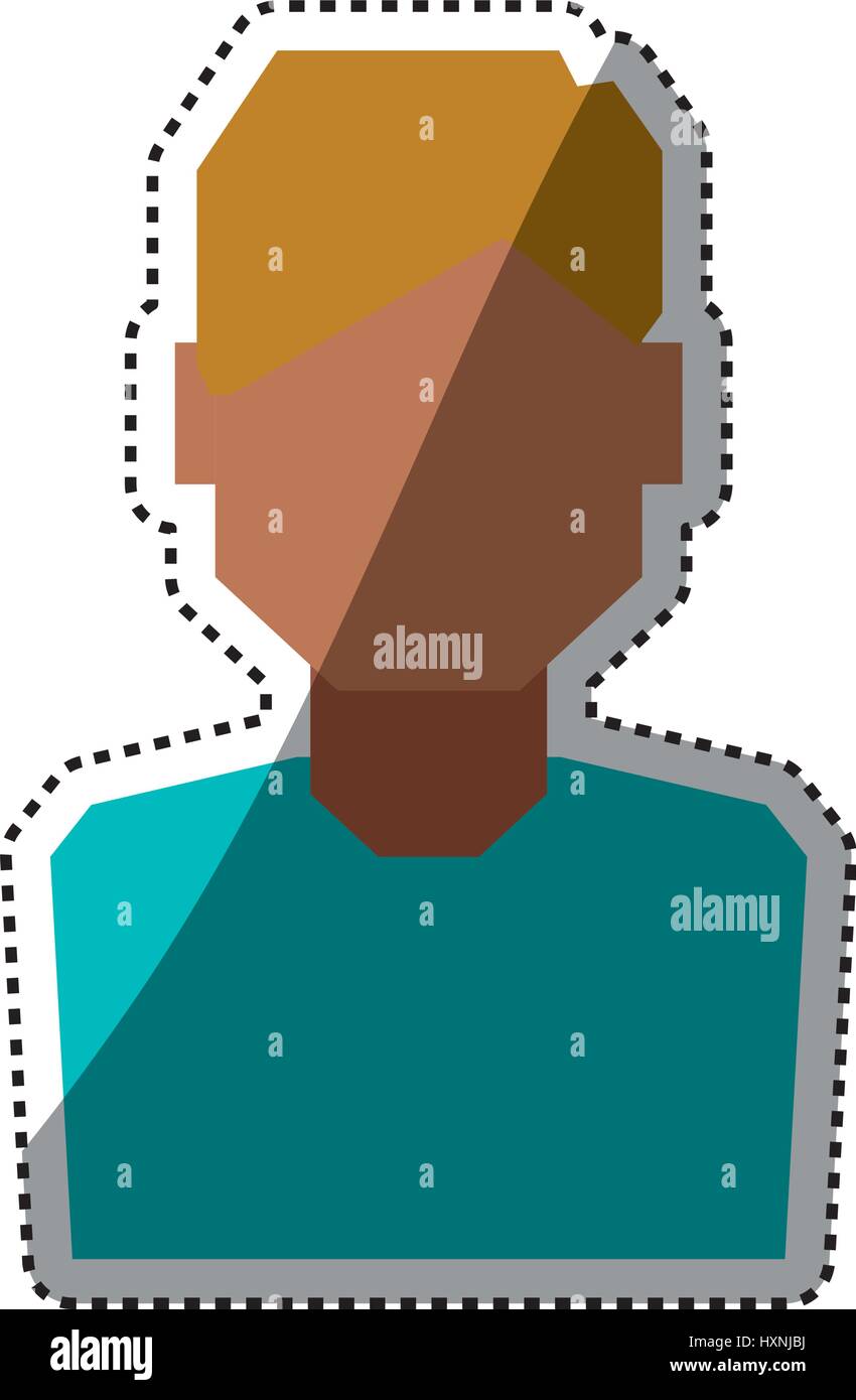 Man faceless profile Stock Vector Image & Art - Alamy