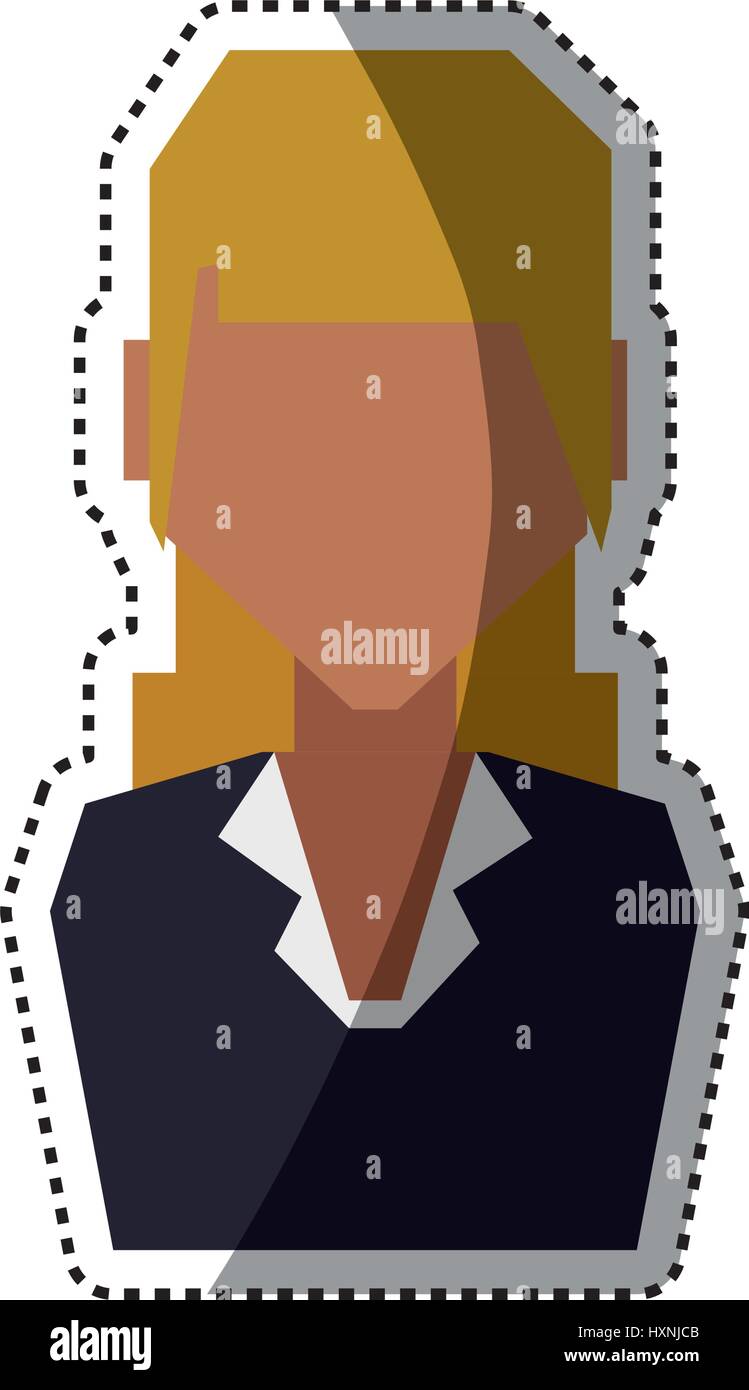 Woman faceless profile Stock Vector Image & Art - Alamy