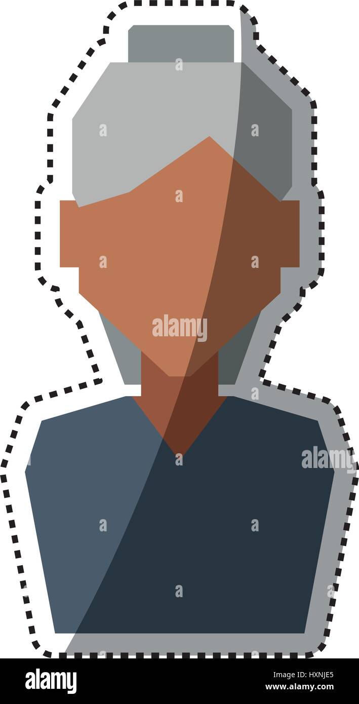 Woman faceless profile Stock Vector Image & Art - Alamy