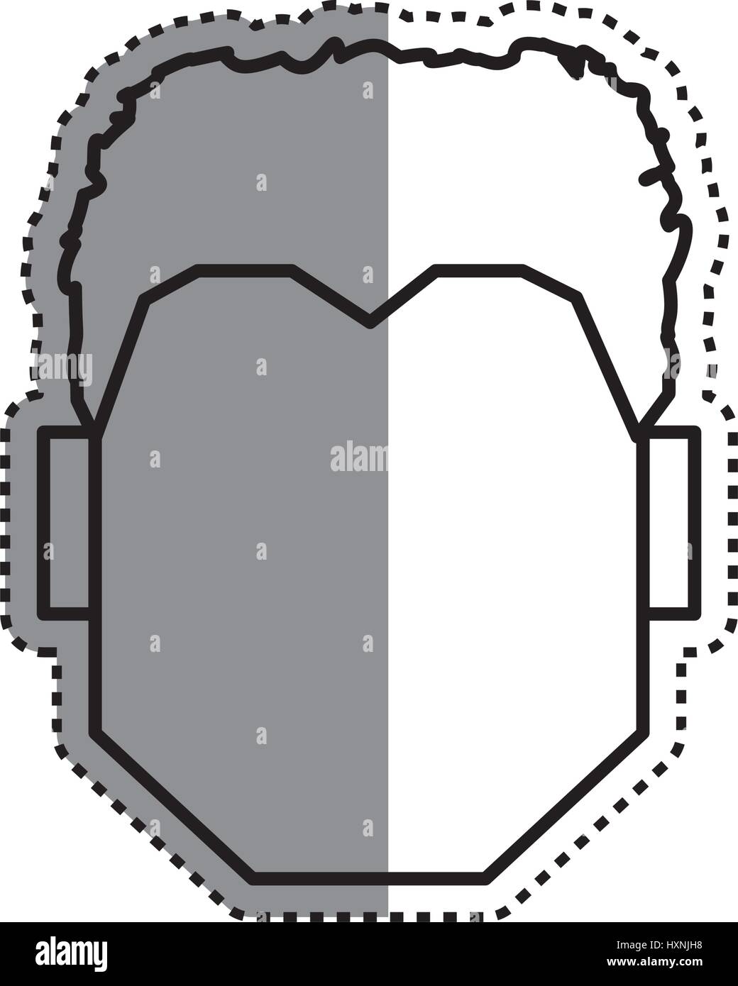 Man faceless profile Stock Vector Image & Art - Alamy