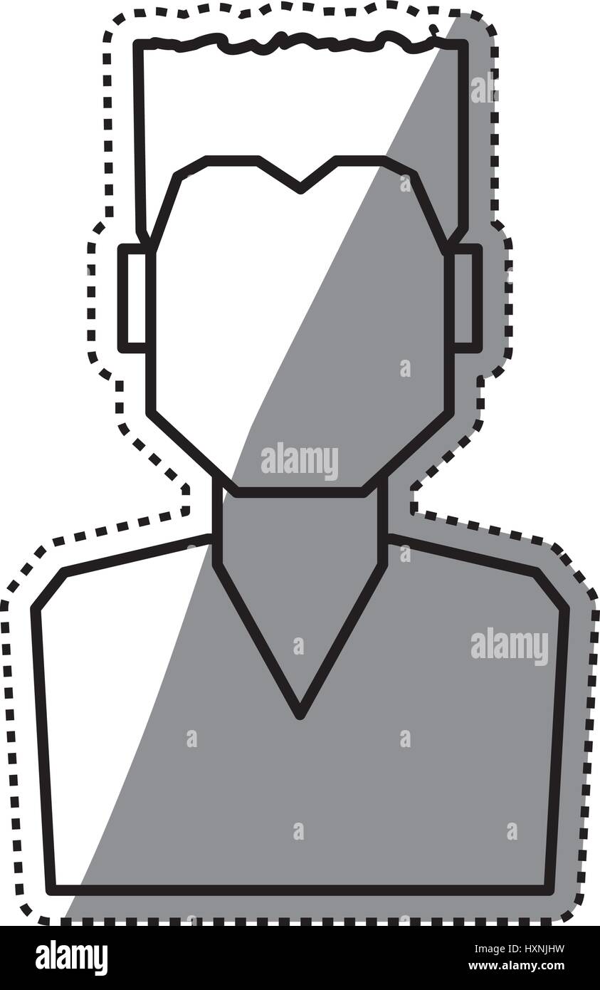Man faceless profile Stock Vector Image & Art - Alamy