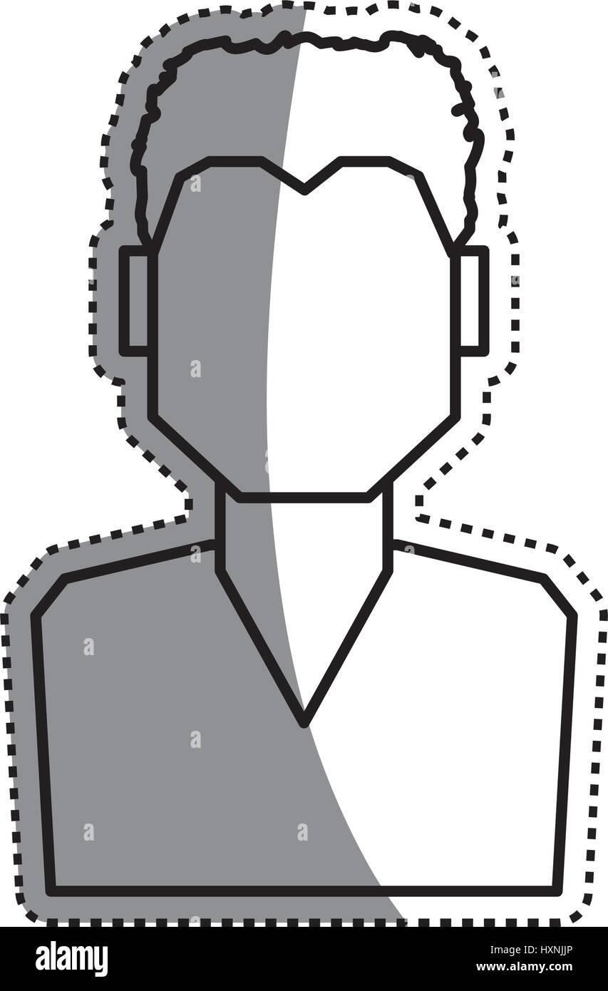 Man faceless profile Stock Vector Image & Art - Alamy