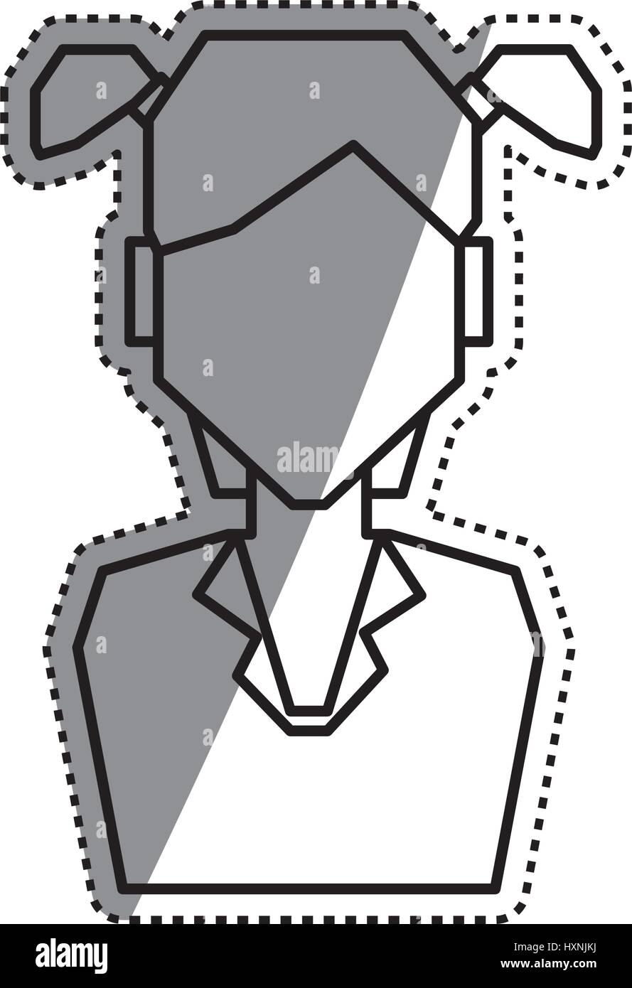 Woman faceless profile Stock Vector Image & Art - Alamy