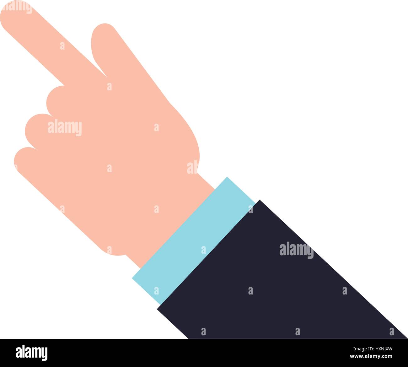 Hand touching something Stock Vector Image & Art - Alamy