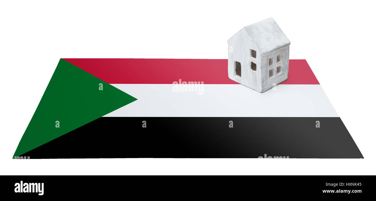 Small house on a flag - Living or migrating to Sudan Stock Photo - Alamy Small house on a flag - Living or migrating to Sudan Stock Photo - Alamy