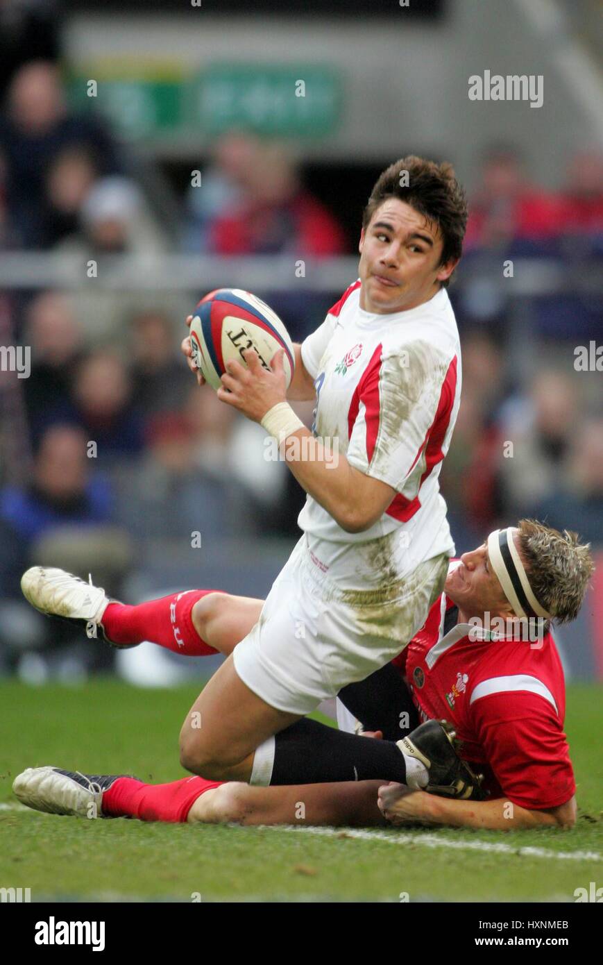 HARRY ELLIS ENGLAND & LEICESTER TIGERS TWICKENHAM LONDON ENGLAND 04 ...