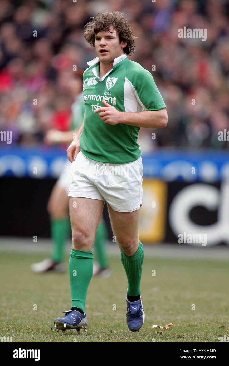 GORDON D'ARCY IRELAND STADE FRANCE PARIS 11 February 2006 Stock Photo ...