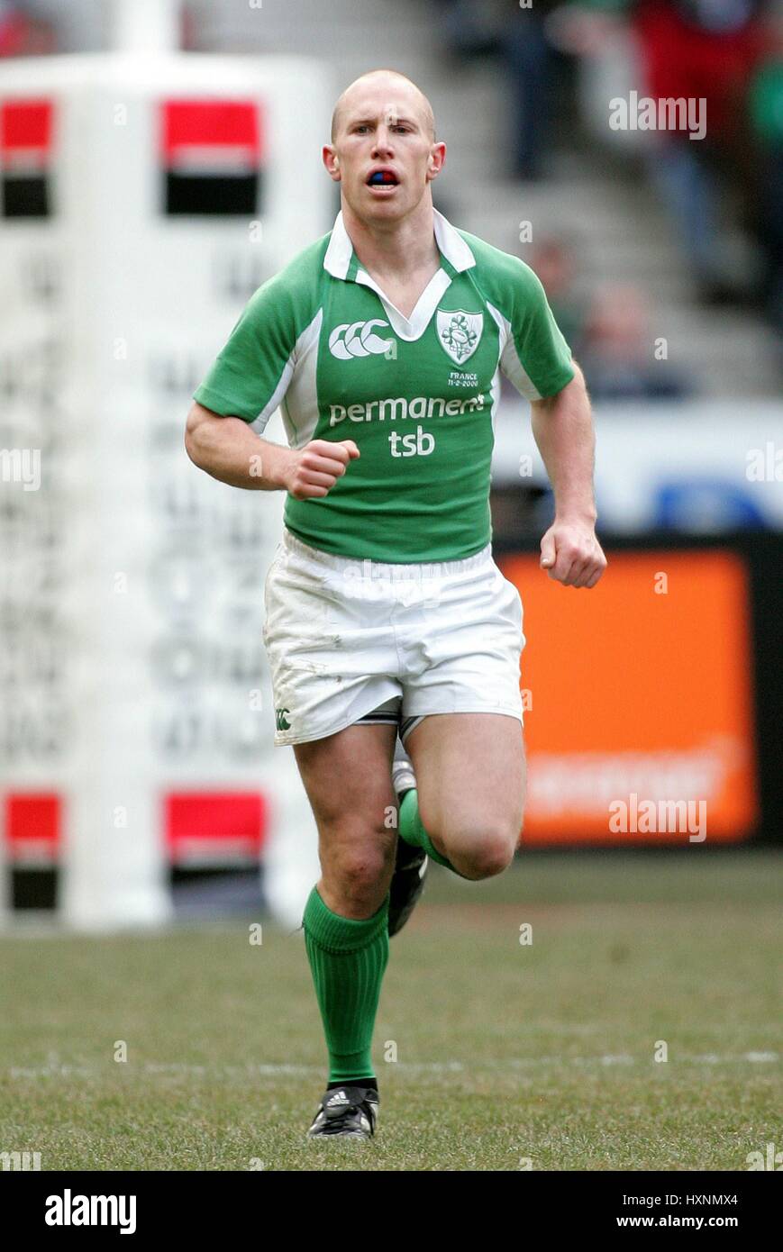 PETER STRINGER IRELAND STADE FRANCE PARIS 11 February 2006 Stock Photo ...