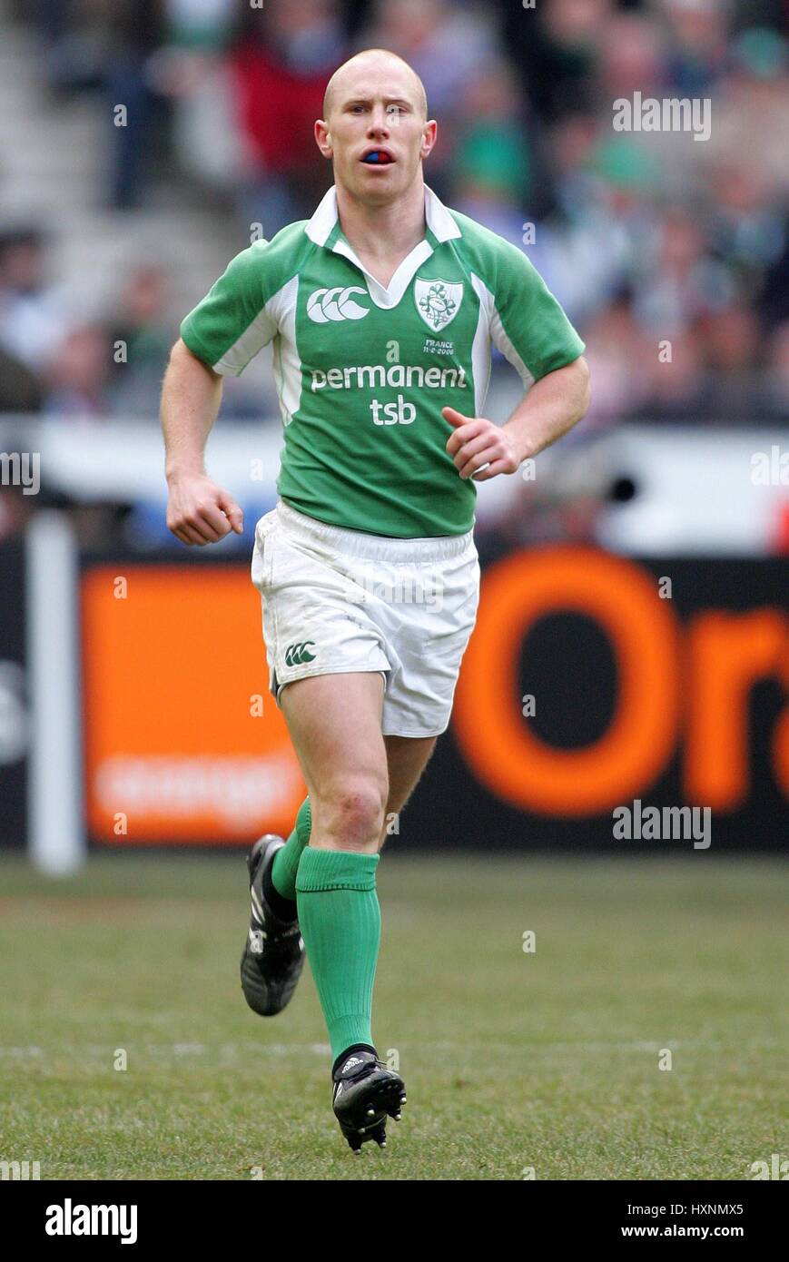 PETER STRINGER IRELAND STADE FRANCE PARIS 11 February 2006 Stock Photo ...