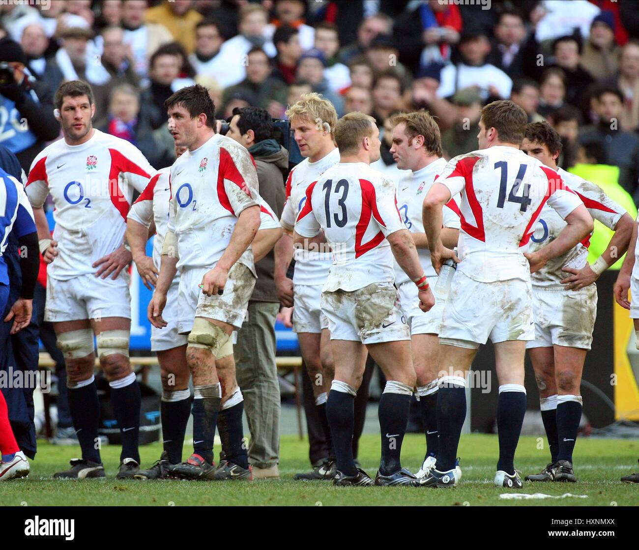 MARTIN CORRY & ENGLAND TEAM MA FRANCE V ENGLAND STADE FRANCE PARIS ...