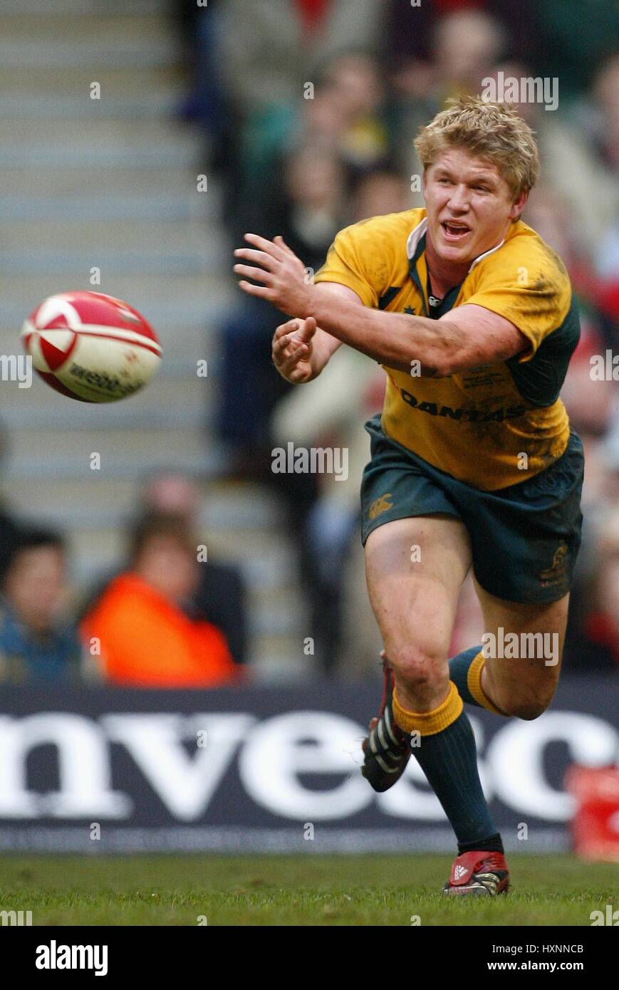 BRETT SHEEHAN AUSTRALIA RU MILLENNIUM STADIUM CARDIFF WALES 04 November ...