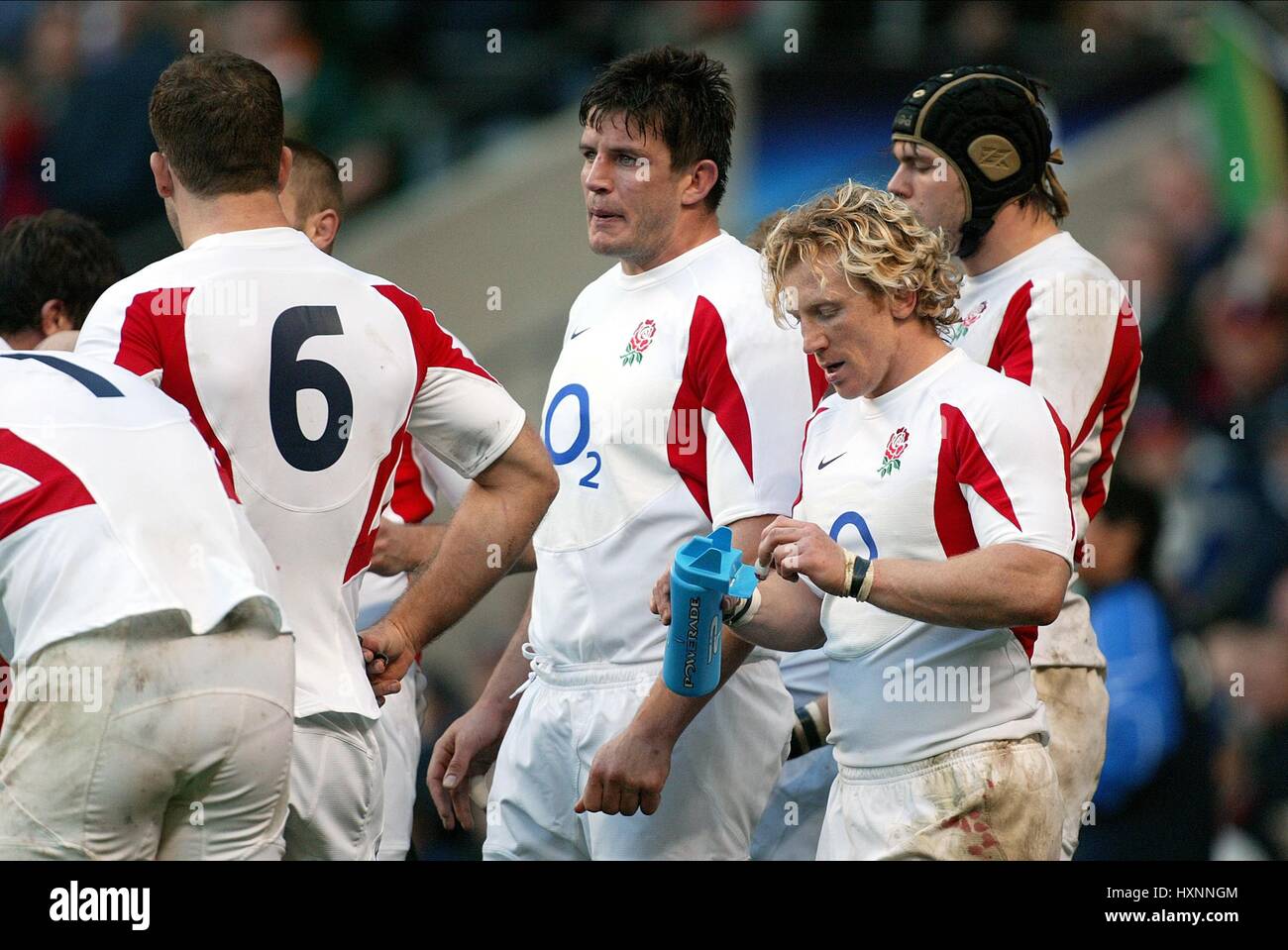 MARTIN CORRY & ENGLAND PLAYERS ENGLAND V SOUTH AFRICA TWICKENHAM ...
