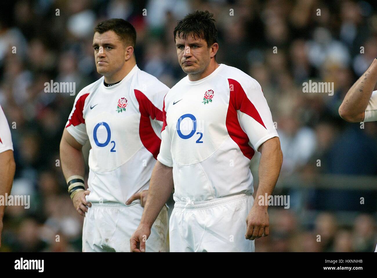 MARTIN CORRY & ANDREW SHERIDAN ENGLAND V SOUTH AFRICA TWICKENHAM ...