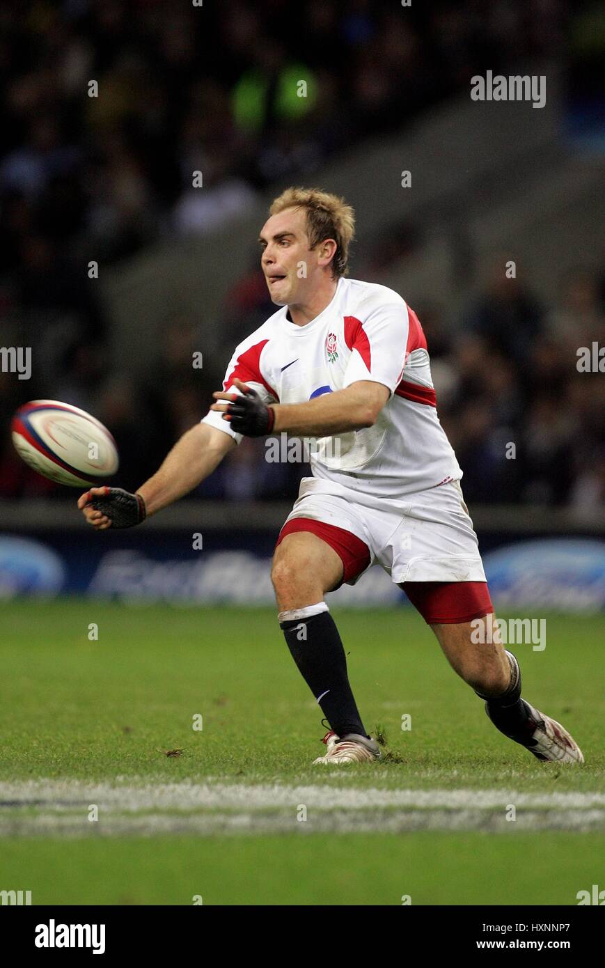 ANDY GOODE ENGLAND & LEICESTER TIGERS RU TWICKENHAM MIDDLESEX ENGLAND ...