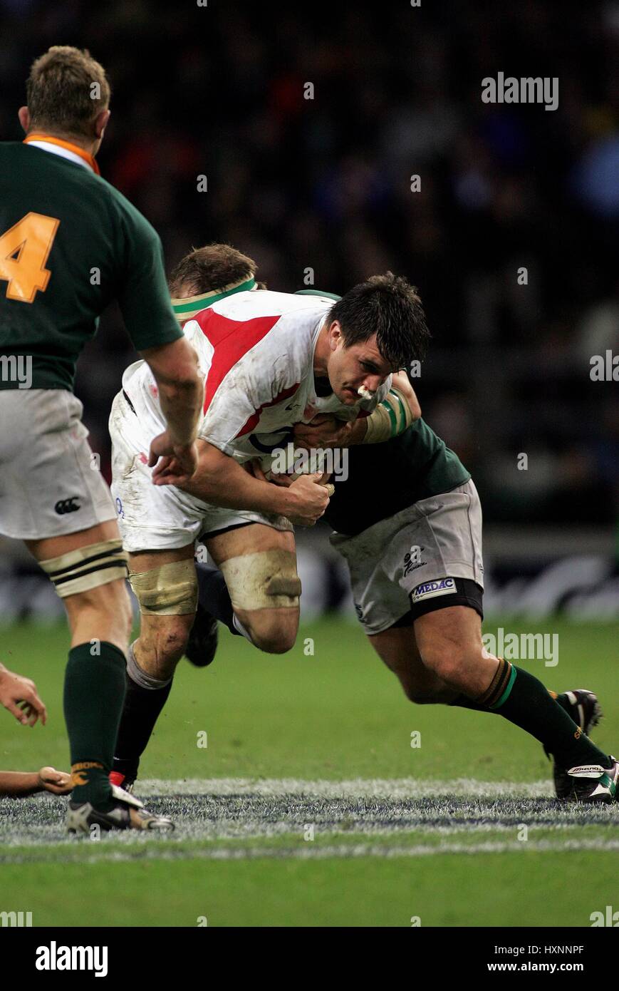 MARTIN CORRY & BJ BOTHA ENGLAND V SOUTH AFRICA RU TWICKENHAM MIDDLESEX ...