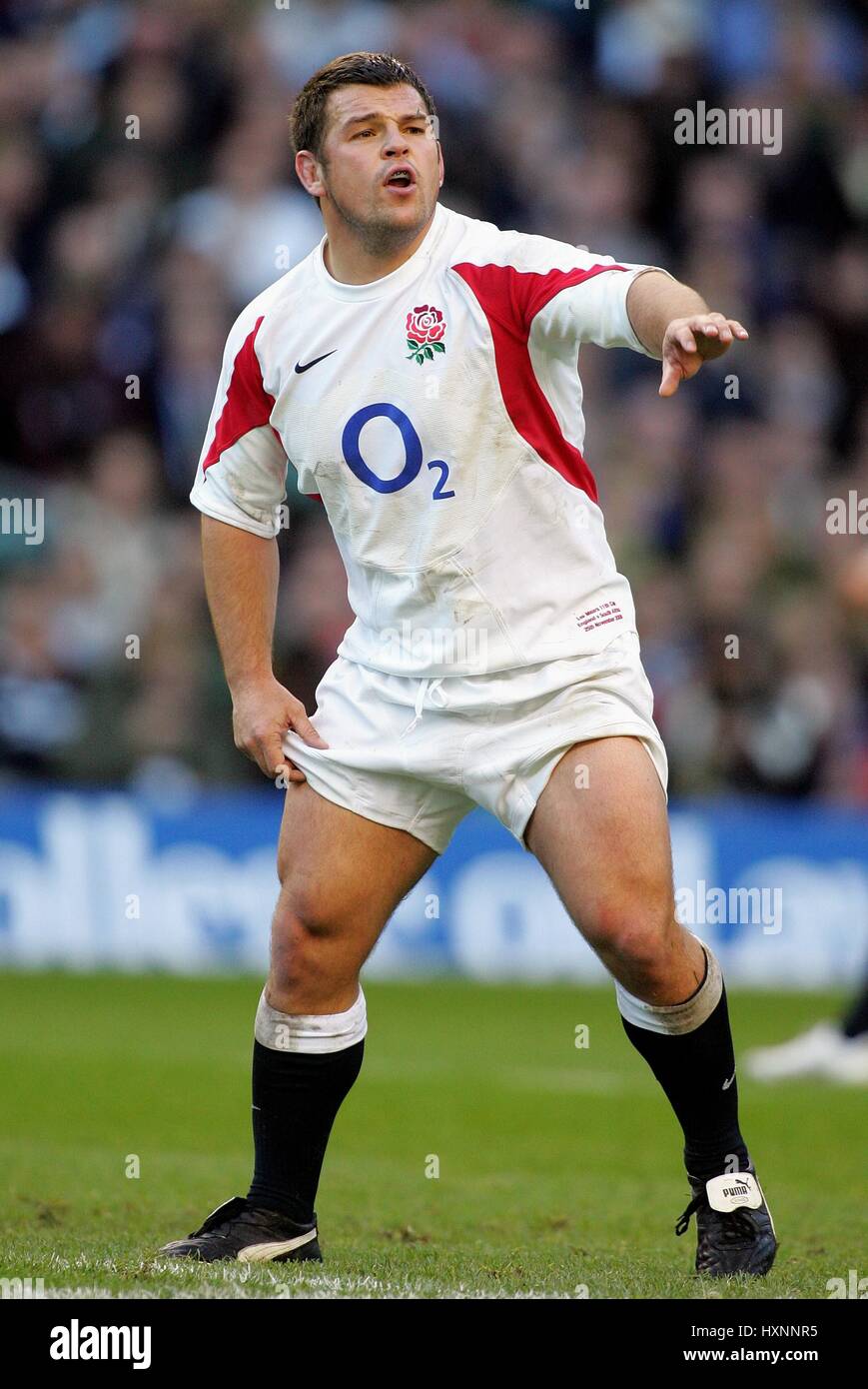 LEE MEARS ENGLAND & BATH RUGBY TWICKENHAM MIDDLESEX ENGLAND 25 November ...