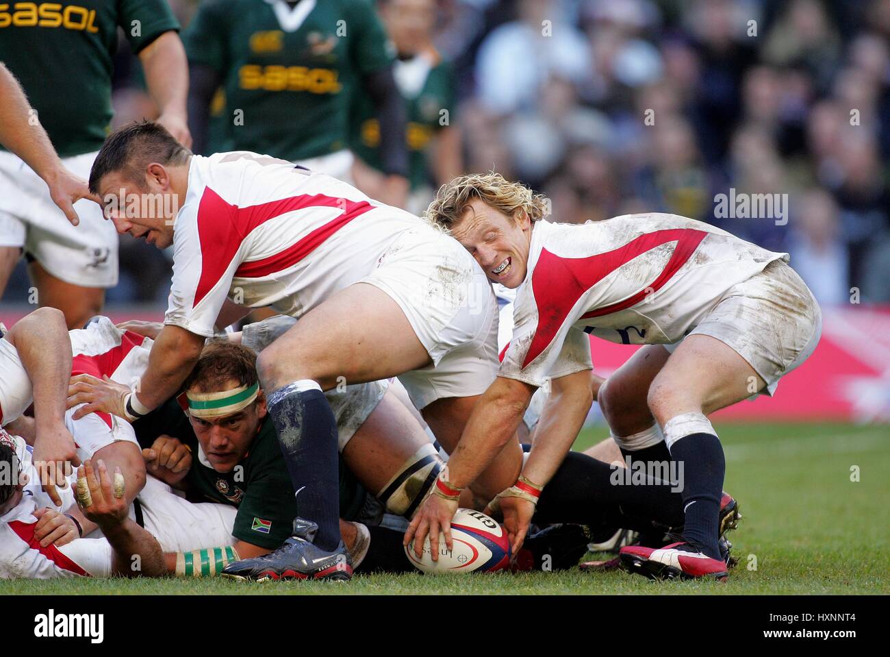PETER RICHARDS & JULIEN WHITE ENGLAND V SOUTH AFRICA RU TWICKENHAM ...