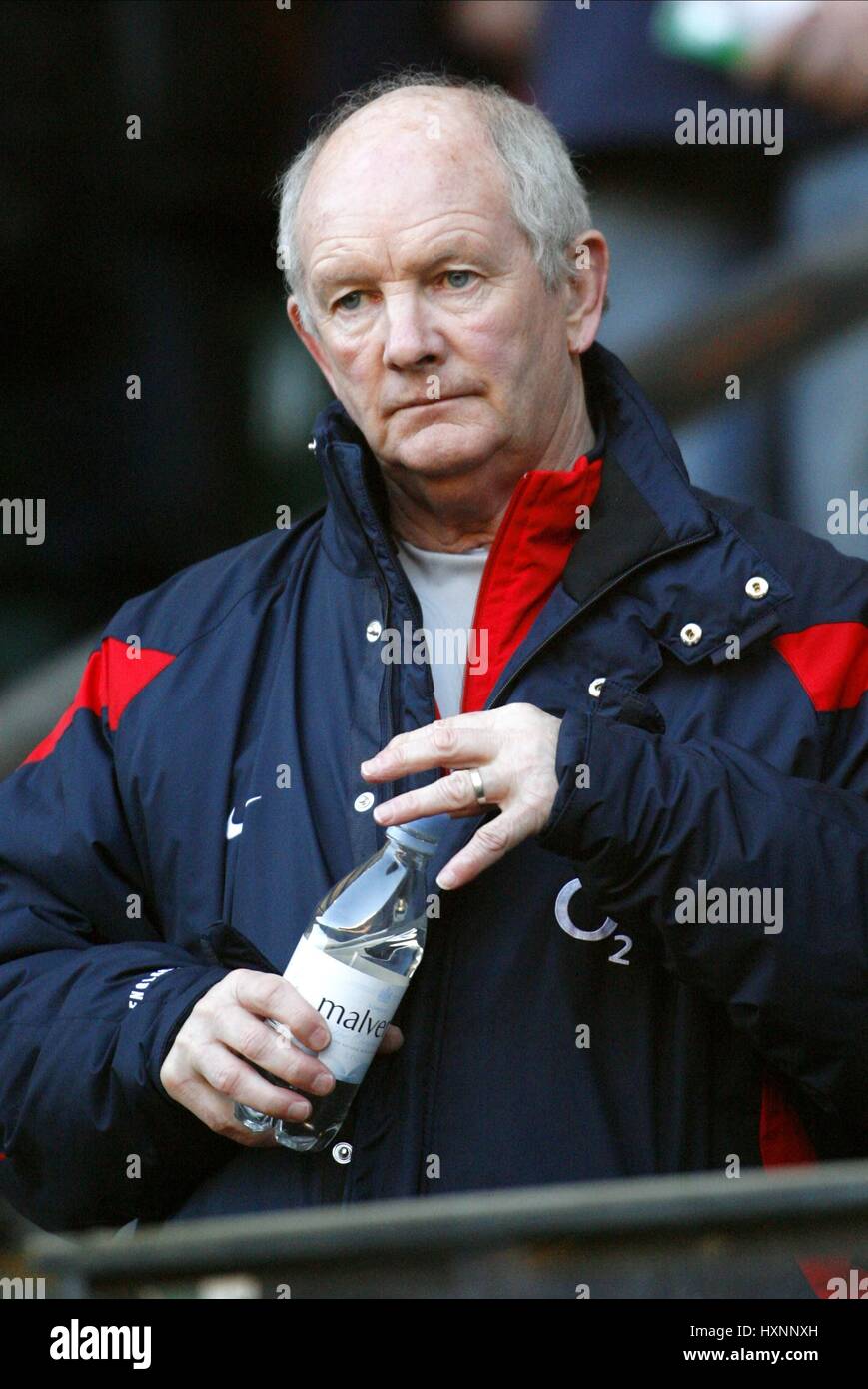 BRIAN ASHTON ENGLAND RUGBY UNION HEAD COACH TWICKENHAM LONDON ENGLAND ...