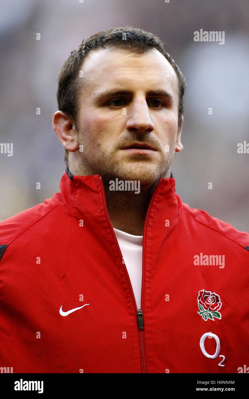 GEORGE CHUTER ENGLAND & LEICESTER TIGERS RU TWICKENHAM LONDON ENGLAND ...