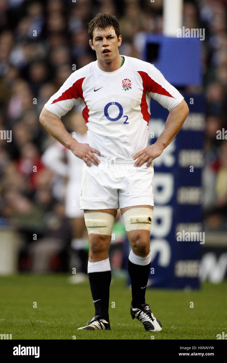 LOUIS DEACON ENGLAND & LEICESTER TIGERS RU TWICKENHAM LONDON ENGLAND 03 ...