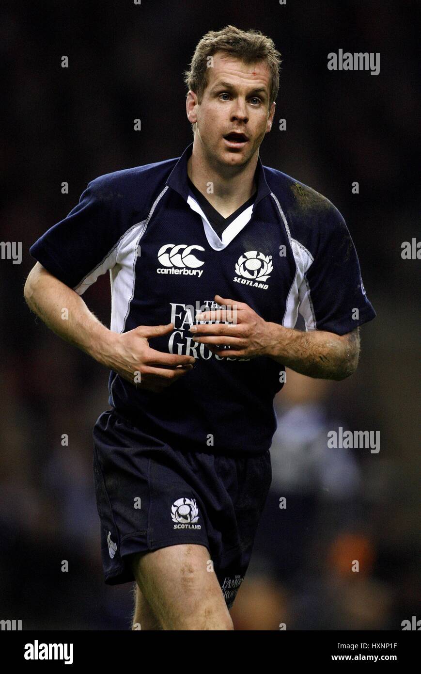 CHRIS PATERSON SCOTLAND & EDINBURGH RUGBY TWICKENHAM LONDON ENGLAND 03 ...