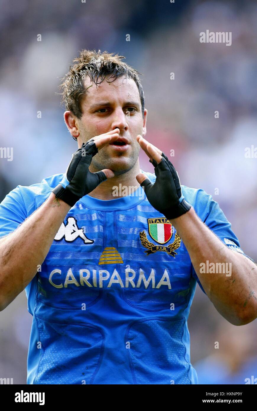 JOSH SOLE ITALY RU TWICKENHAM LONDON ENGLAND 10 February 2007 Stock ...