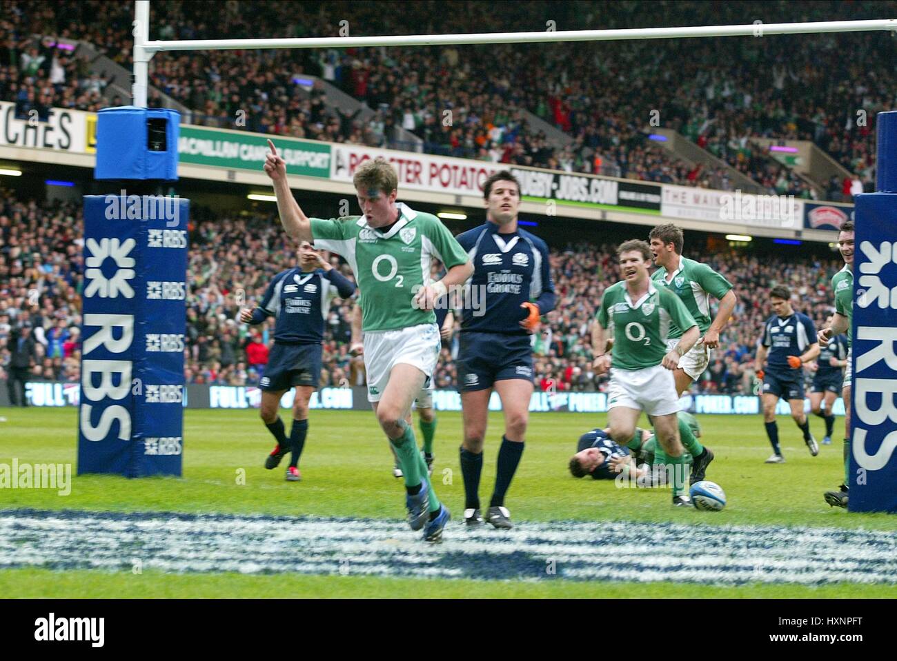 Rugby union celebrating ronan ogara hi-res stock photography and images ...