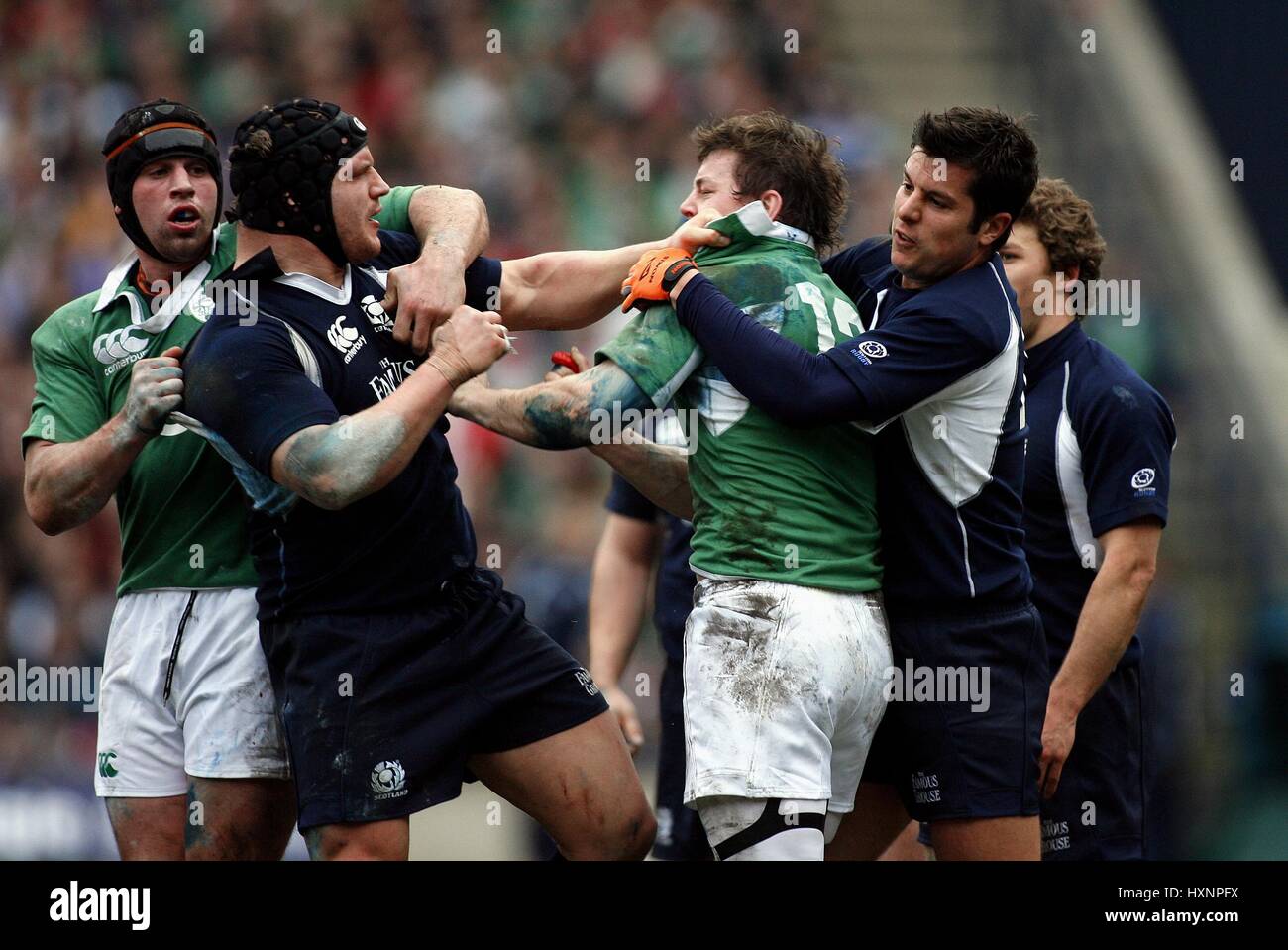 EUAN MURRAY & BRIAN O'DRISCOLL SCOTLAND V IRELAND SIX NATIONS ...