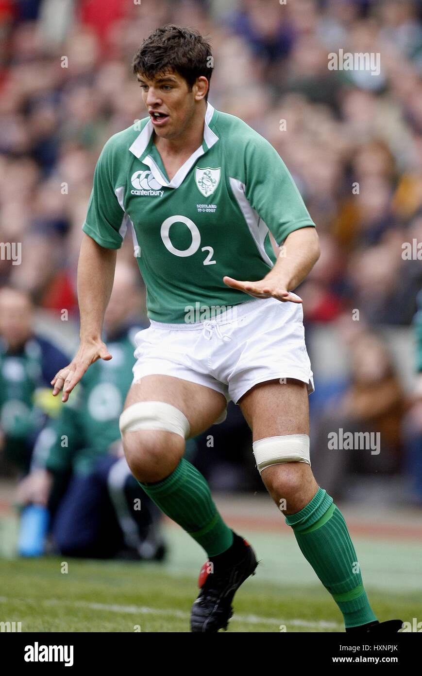 DONNCHA O'CALLAGHAN IRELAND & MUNSTER MURRAYFIELD EDINBURGH SCOTLAND 10 ...