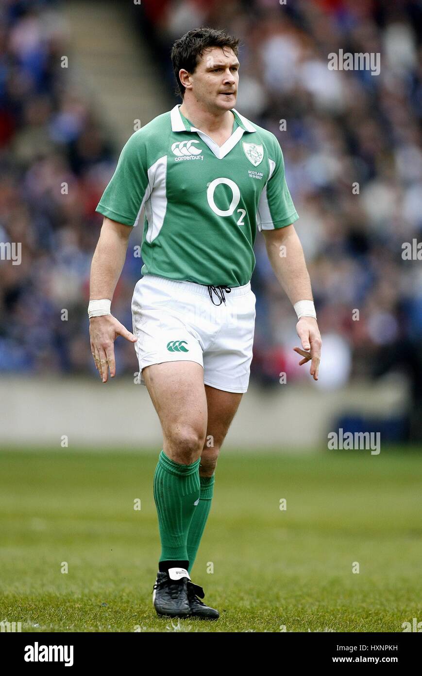 DAVID WALLACE IRELAND & MUNSTER RU MURRAYFIELD EDINBURGH SCOTLAND 10 ...