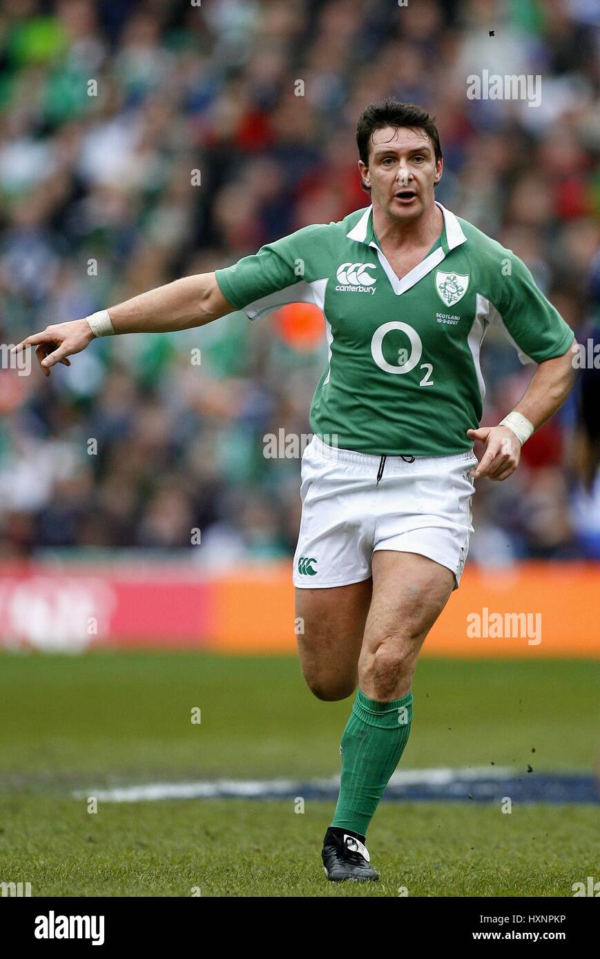 DAVID WALLACE IRELAND & MUNSTER RU MURRAYFIELD EDINBURGH SCOTLAND 10 ...