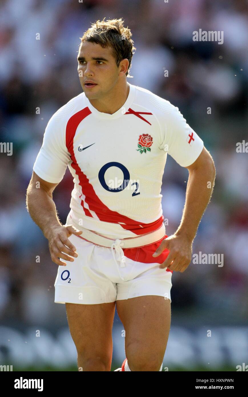 OLLY BARKLEY BATH RUGBY TWICKENHAM LONDON ENGLAND 11 August 2007 Stock ...