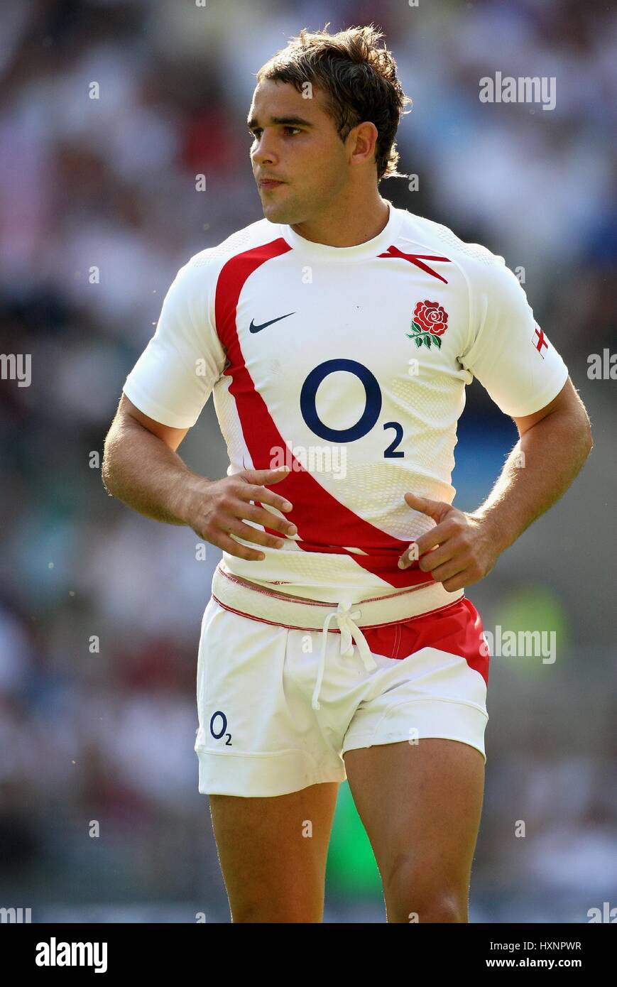 OLLY BARKLEY BATH RUGBY TWICKENHAM LONDON ENGLAND 11 August 2007 Stock ...