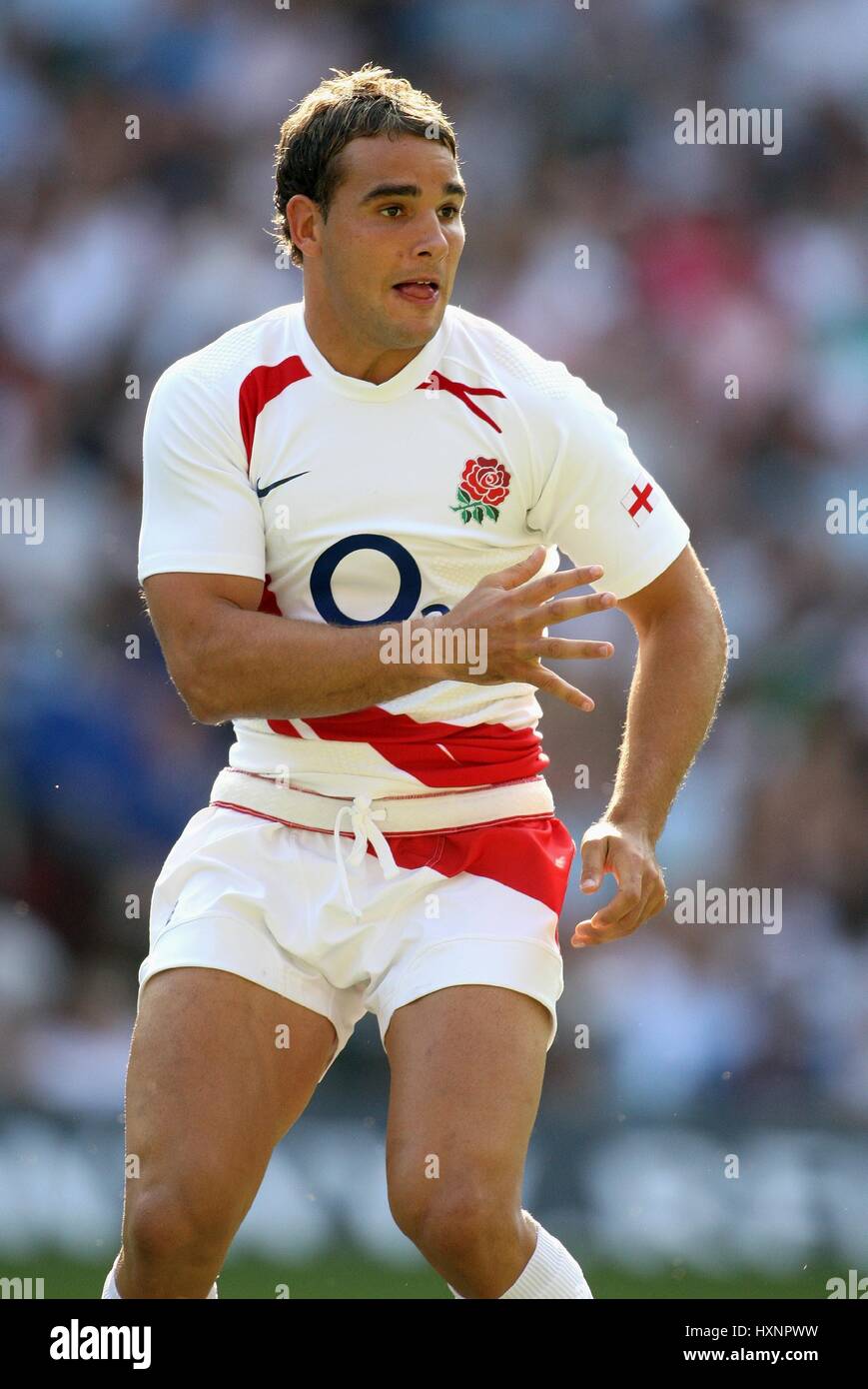 OLLY BARKLEY BATH RUGBY TWICKENHAM LONDON ENGLAND 11 August 2007 Stock ...