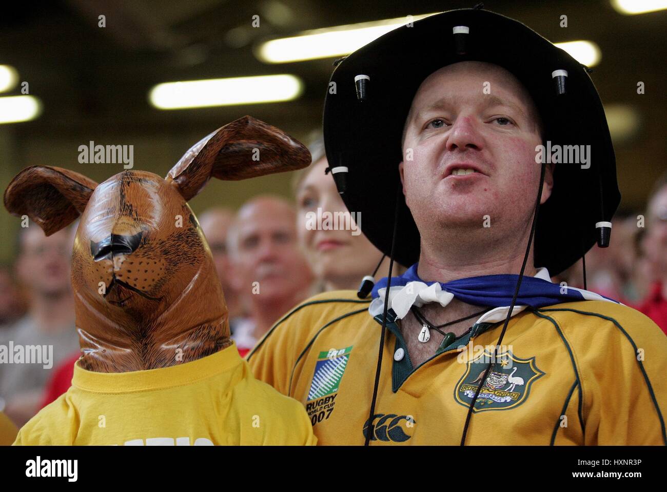 AUSTRALIAN RUGBY FAN WALES RU V AUSTRALIA RU MILLENNIUM STADIUM CARDIFF ...