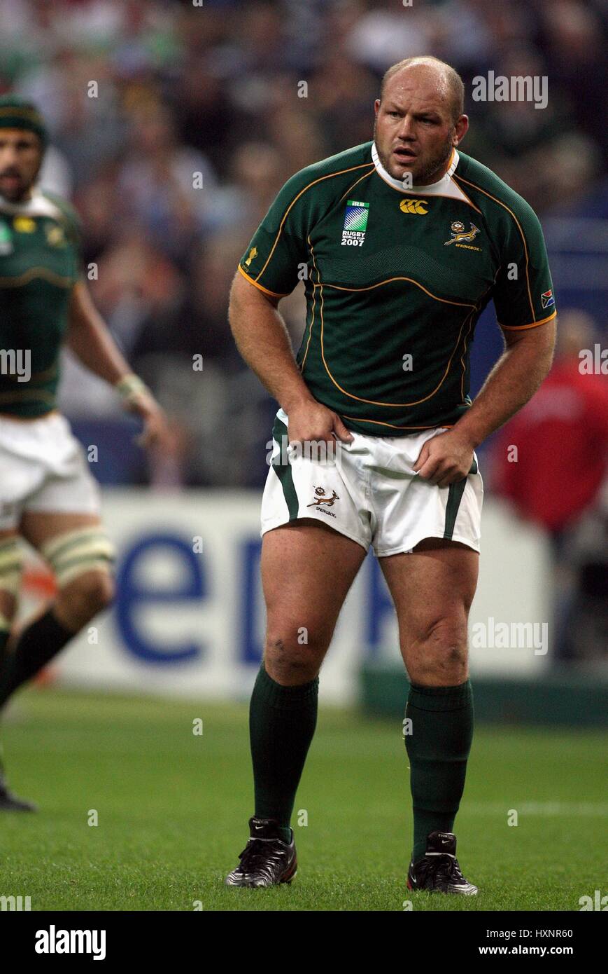 OS DU RANDT SOUTH AFRICA RU STADE FRANCE PARIS FRANCE 14 September 2007 ...