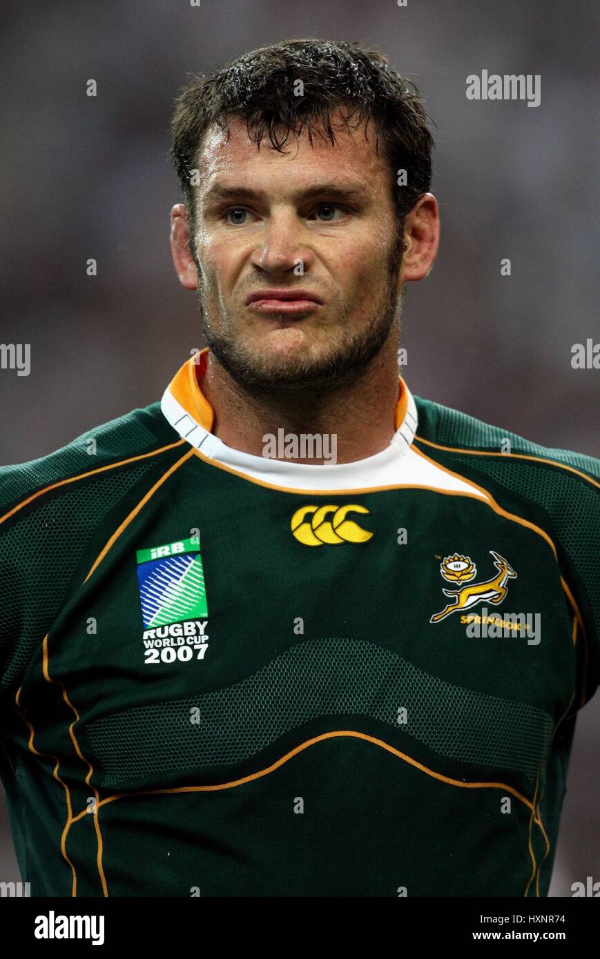 DANIE ROSSOUW SOUTH AFRICA RU STADE FRANCE PARIS FRANCE 14 September ...