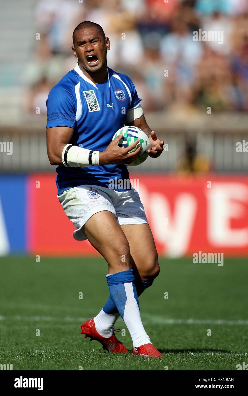 DANIEL LEO SAMOA RU PARC DES PRINCES PARIS FRANCE 09 September 2007 ...