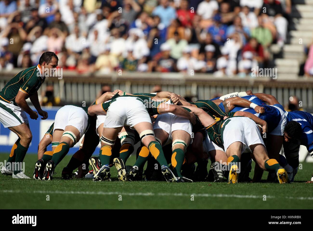 SOUTH AFRICA SCRUM SOUTH AFRICA V SAMOA PARC DES PRINCES PARIS FRANCE ...