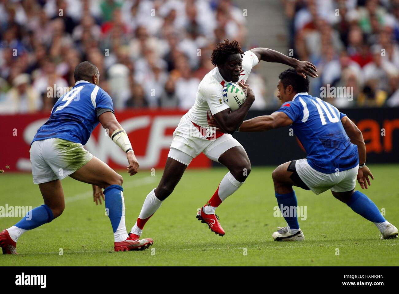 PAUL SACKEY SKIPS PAST SAMOANS ENGLAND V SAMOA RWC FRANCE 07 STADE DE ...