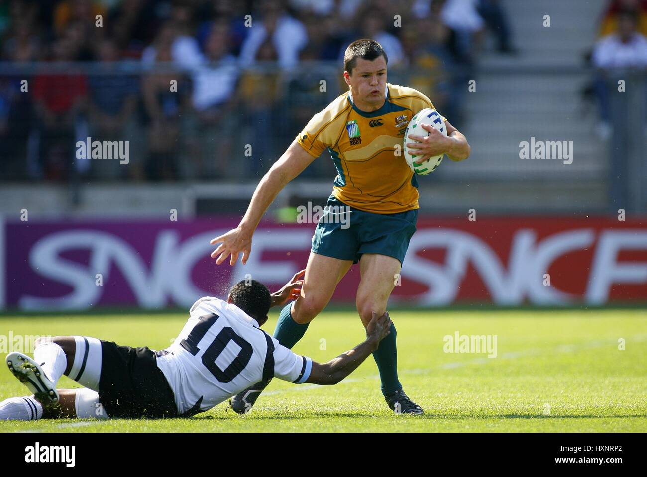 ADAM ASHLEY COOPER & LUVENIYAL AUSTRALIA V FIJI RWC FRANCE 0 STADE DE ...