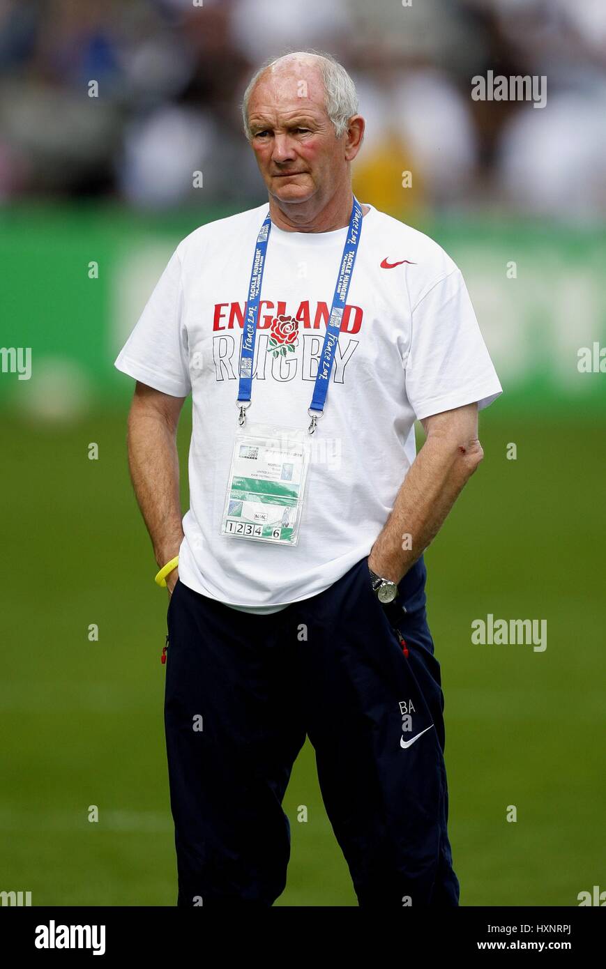 BRIAN ASHTON ENGLAND RUGBY UNION HEAD COACH STADE DE LA BEAUJOIRE ...
