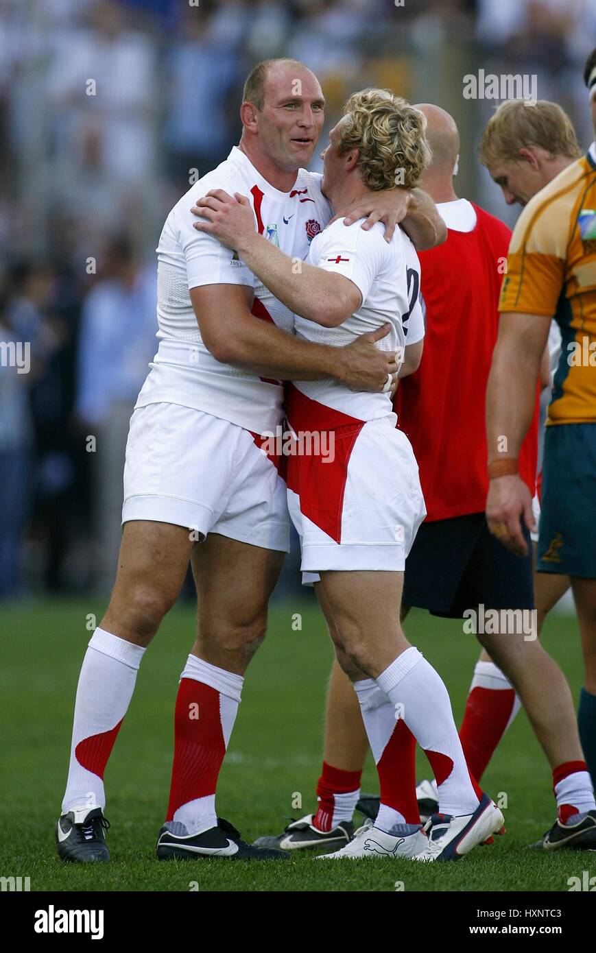 L DALLAGLIO & PETER RICHARDS AUSTRALIA V ENGLAND STADE VELODROME ...