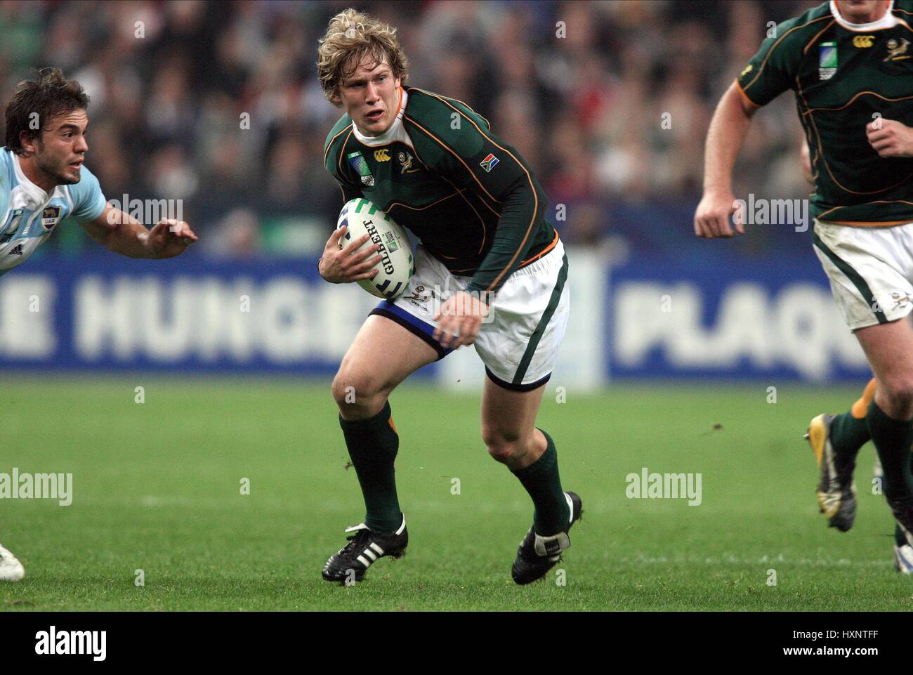 FRANCOIS STEYN SOUTH AFRICA V ARGENTINA RWC STADE FRANCE PARIS FRANCE ...