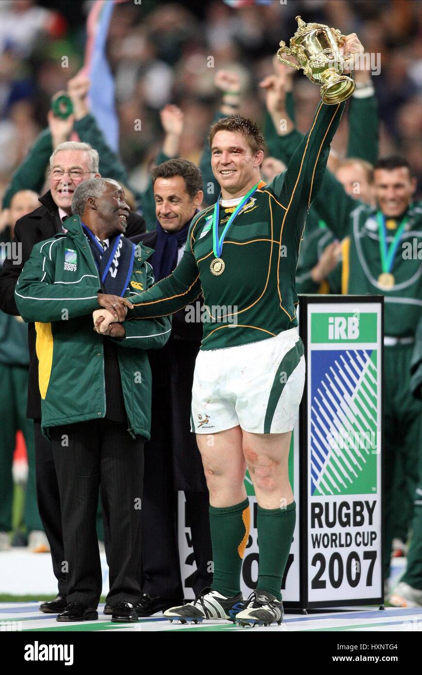 John smit rugby world cup hi-res stock photography and images - Alamy