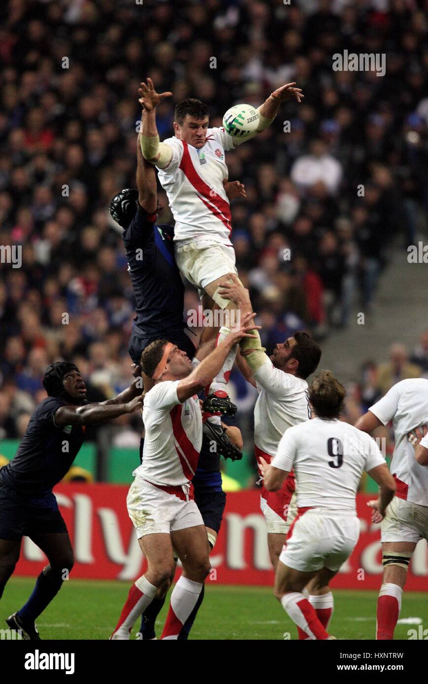 MARTIN CORRY WINS LINE-OUT FRANCE V ENGLAND STADE FRANCE PARIS FRANCE ...